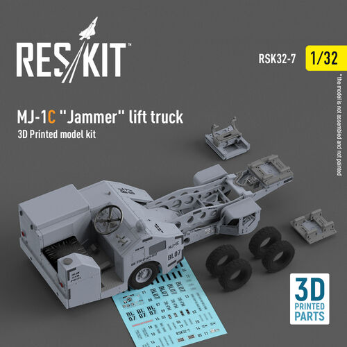 RES/KIT K32-0007 MJ-1C 'Jammer' Lift Truck (3D Printed Model Kit)