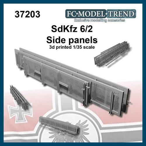 FC ModelTrend 37203 SdKfz 6/2 Side Panels (For Bronco Kit)
