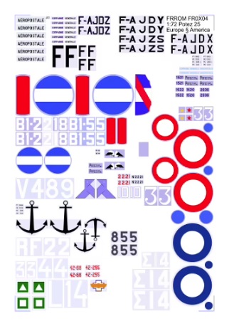 Azur FRX04 Potez 25 Europe and America