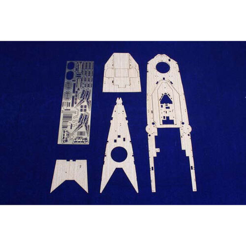 MK1 Design D35008 British Battlecruiser HMS Repulse Wooden Deck (designed to be used with Trumpeter kits)