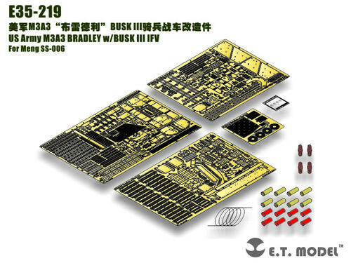 ET Model E35-219 US Modern IFV M3A3 Bradley with BUSK III (for Meng SS-006)