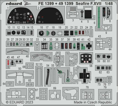 Eduard 491399 Seafire F.XVII Airfix