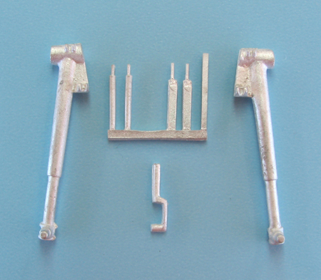 Scale Aircraft Conversions 32057 Dewoitine D.520 - Landing Gear (designed to be used with Azur kits)