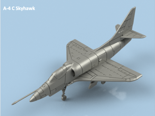 L'Arsenal 2.0 3D700099 A-4 C Skyhawk with weapon (5 planes)