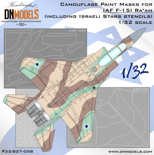 DN Models 32-827-058 IAF F-15I Ra'am Camo