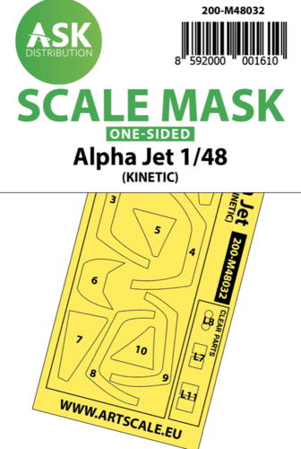 Art Scale Kit M48032 Alpha Jet one-sided