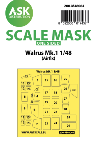 Art Scale Kit M48064 Walrus Mk.1 one-sided