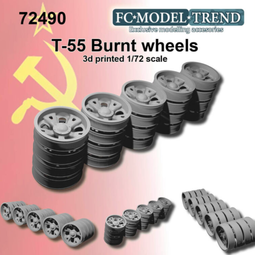 FC ModelTrend 72490 T-55 burnt wheels