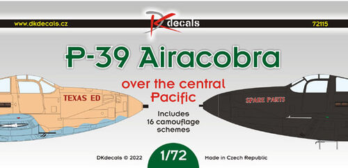 DKdecals 72115 P-39 Airacobra over the central Pacific