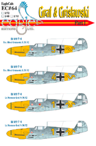 Eagle Editions D64-32 Graf & Grislawski Part 1, Bf 109 F-4s