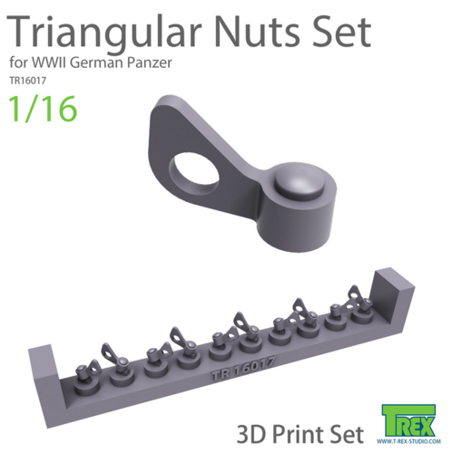 T-Rex Studio 16017 Triangular Nuts Set for WWII German Panzer