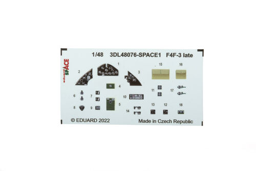 Eduard 3DL48076 F4F-3 late Space Eduard