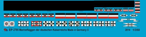 Peddinghaus-Decals 2795 Flags For German Ships Of The Imperial Navy