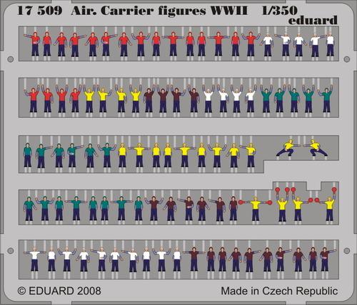 Eduard 17509 Air.Carrier Figures WWII 1/350