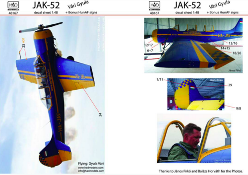 HAD Models 48167 JAK -52