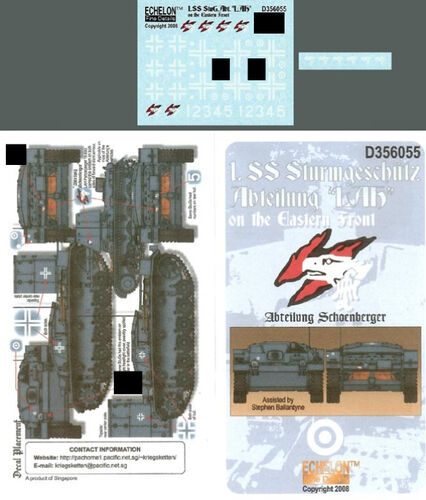Echelon Fine Details D356055 1. SS StuG Abt LAH on the eastern front