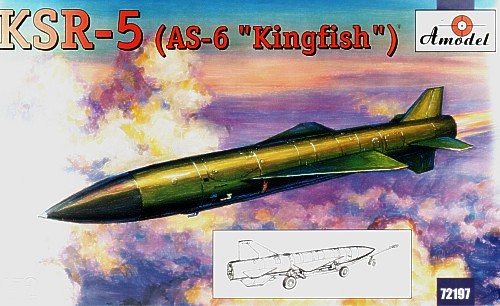 A-Model 72197 Raduga KSR-5 (AS-6 'Kingfish') Soviet Long-Range Air Launched Cruise Missile and Anti Ship Missile