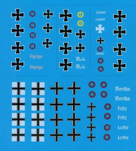 Black Lion Decals 72011 German MK IV Beute - World War I