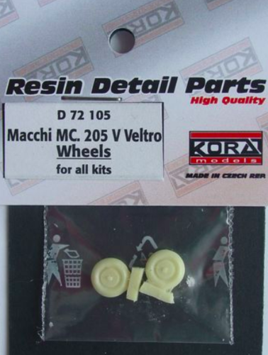 Kora Models D72105 Macchi MC.205V Veltro wheels