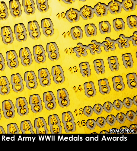 Rado Miniatures 35PE06 Red Army WW II Medals and Awards