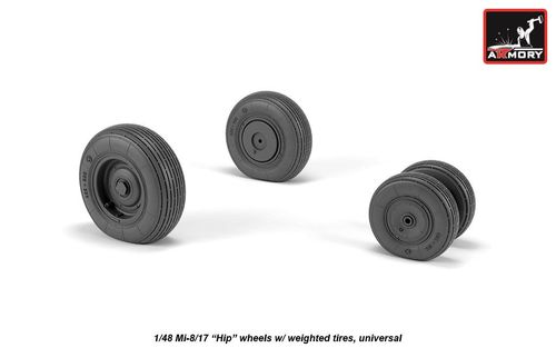 Armory Models Group AW48038 Mil Mi-8/17 Hip wheels