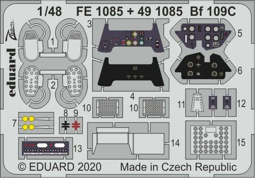 DISCONTINUED Eduard FE1085 Bf 109C Modelsvit