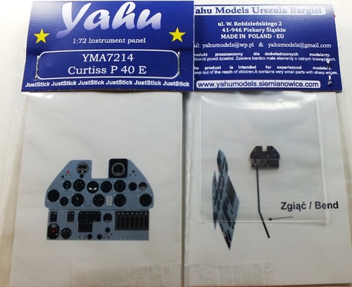 Yahu Models A7214 P-40 E AZ