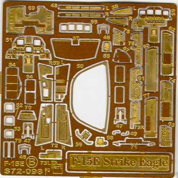 Part S72-098 F-15E (cabin) Academy / ESCI