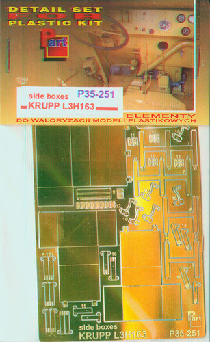 Part P35-251 Krupp L3H163 Side Boxes ICM