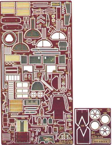 Part S48-049 Messerschmitt Bf-109E Hasegawa