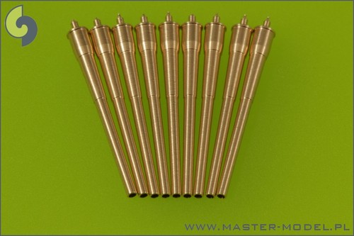 Master SM-700-036 USN 16in/45 (40,6 cm) Mark 6 barrels (9pcs) - North Carolina and South Dakota battleship classes