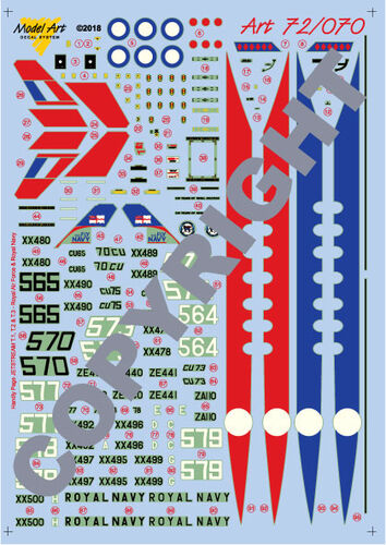 Model Art 72070 BAe Jetstream T.1, T.2 & T3 in Royal Air Force & Royal Navy Service