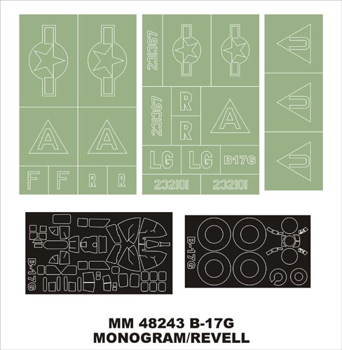 Montex MM48243 B-17G Monogram 5600