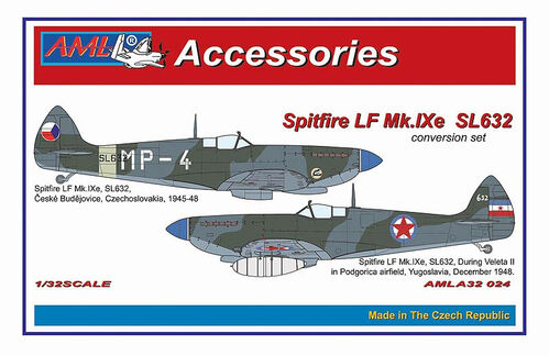 AML A32024 Supermarine Spitfire LF Mk.IXe - with Germany fuel tank Conversion Set (for Revell and Tamiya kits)