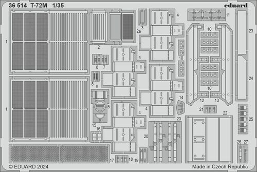 Eduard 36514 T-72M Trumpeter