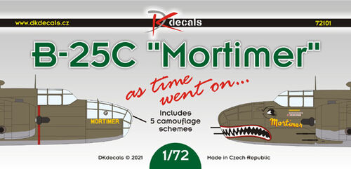 DKdecals 72101 B-25C Mortimer