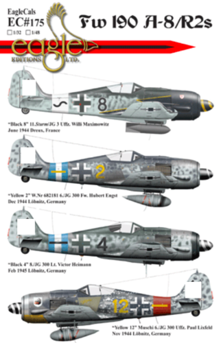 Eagle Editions D175-48 Fw 190 A-8/R2s