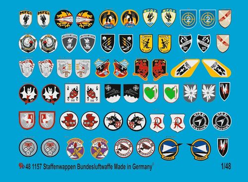 Peddinghaus-Decals 1157 Unit Badges Bundesluftwaffe