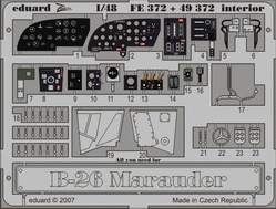 Eduard 49372 B-26 interior REVELL/MONOGRAM