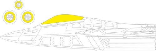DISCONTINUED Eduard EX853 F-22A TFace I Love Kits