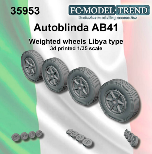 FC ModelTrend 35953 Autoblinda AB41 "Lybia" weighted