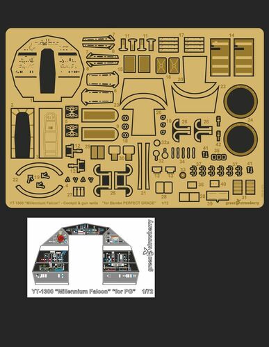 Green Strawberry 06518 YT-1300 Millennium Falcon - Cockpit and Gun Wells