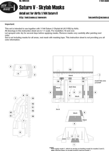 New Ware S128 Saturn V-Skylab