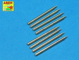 Aber A32109 Set of 8 turned U.S. cal .50 (12,7mm) Browning M2 barrels for P-47 Thunderbolt