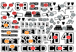 Star-Decals 35-911 Iwo Jima. Sherman Gun and Flamethrower tanks.