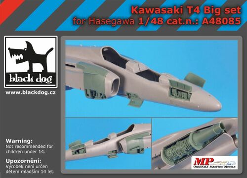 Black Dog A48085 Kawasaki T 4 big set for Hasegawa