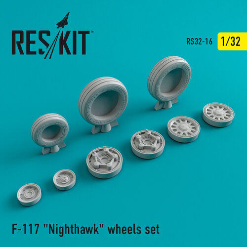 DISCONTINUED RES/KIT 32-0016 F-117 "Nighthawk" wheels set