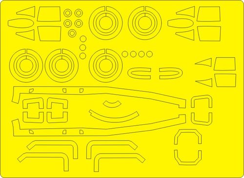New Ware AM0498 MiG-25RBT ADVANCED kabuki masks for ICM