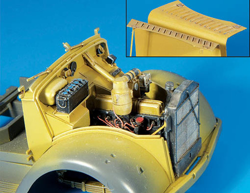 Plus Model 313 Engine-compartment detail set Opel Blitz - Tamiya