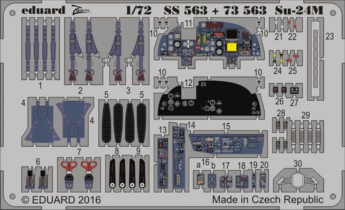 Eduard SS563 Su-24M TRUMPETER 01673